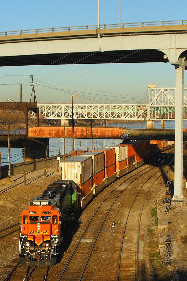 Westbound BNSF Yard Job Train